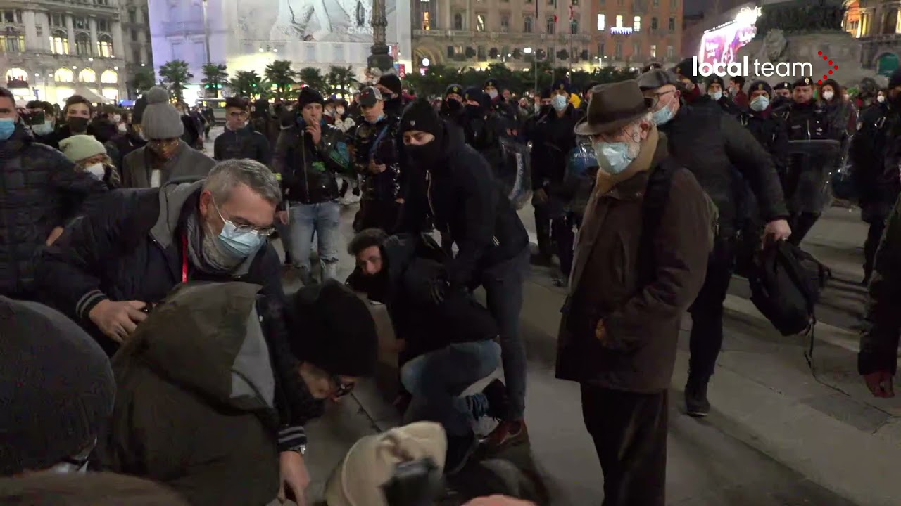 Milano, protesta e repressione. Immagini sempre più disperate ...
